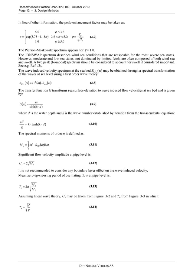 On bottom stability design of submarine pipelines | PDF