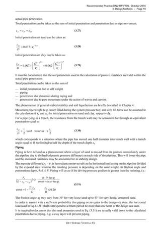 On bottom stability design of submarine pipelines | PDF