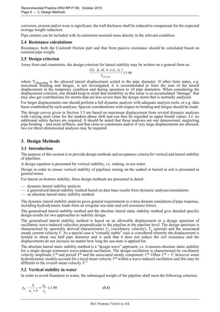 On bottom stability design of submarine pipelines | PDF