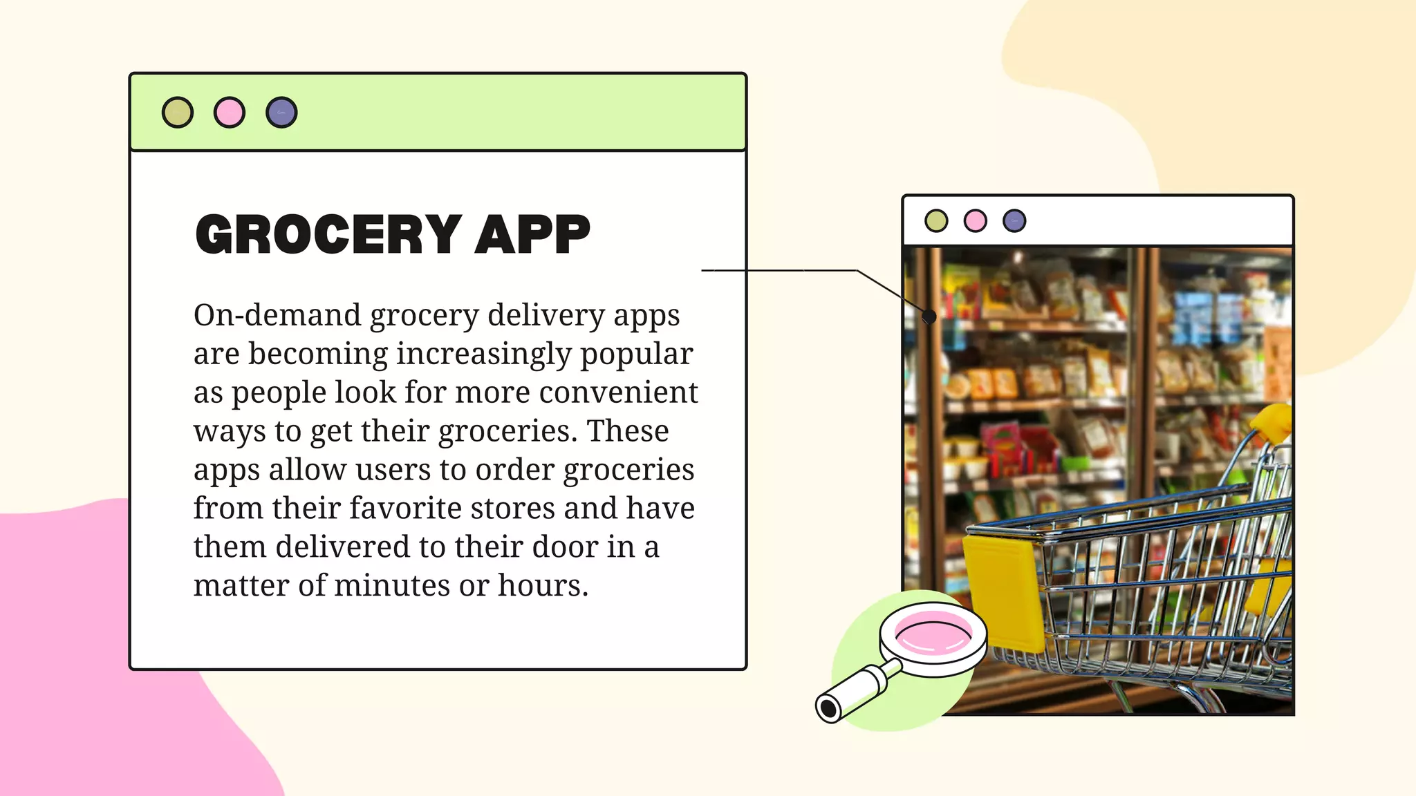 On-Demand Grocery Delivery App Development | PPT