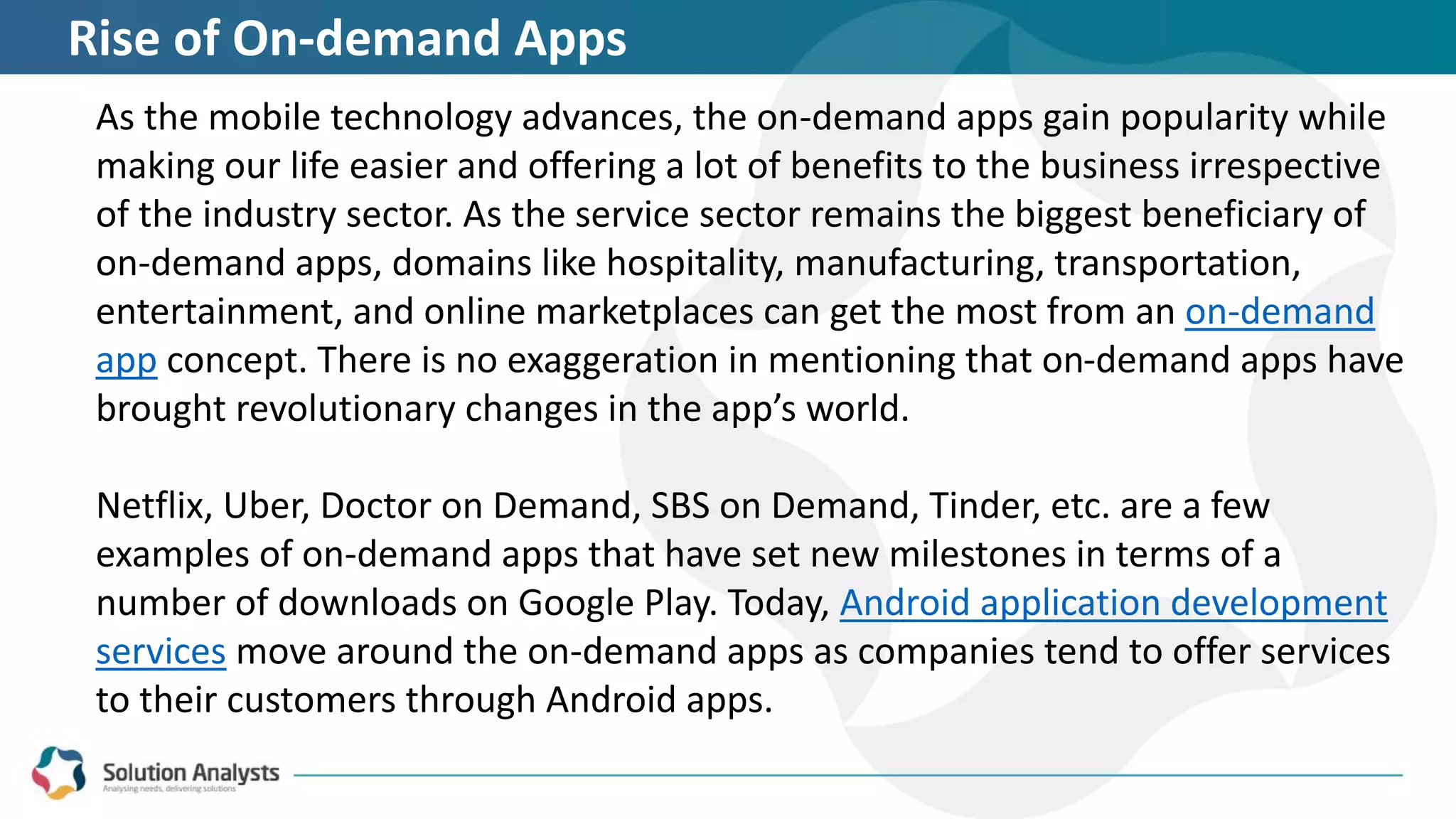 Clear Reasons Why Android App Development is Preferable for Developing ...
