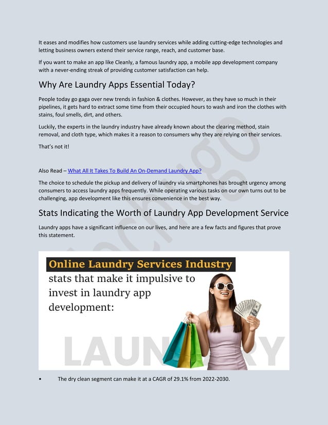 On-Demand Laundry App Development: Solution Specific for Your Business ...