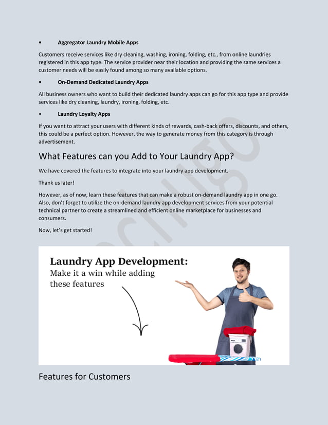 On-Demand Laundry App Development: Solution Specific for Your Business ...