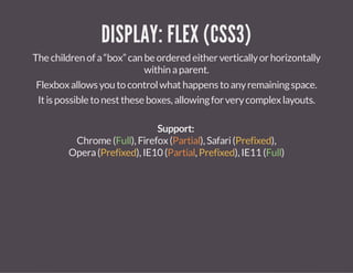 On Display: A Practical Overview of the CSS Display Property | PPT