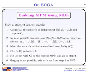On Extended Compact Genetic Algorithm | PDF
