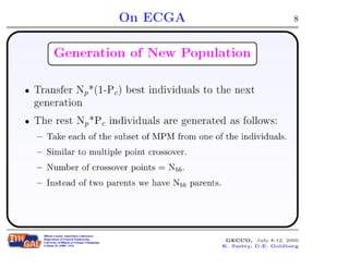 On Extended Compact Genetic Algorithm | PDF