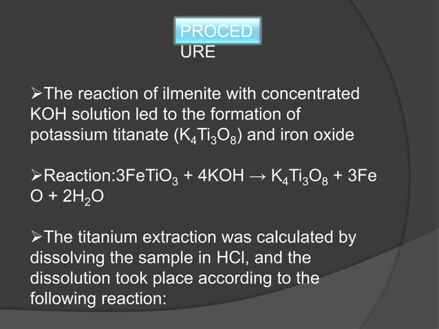on-extraction-of-titanium 5.pptx