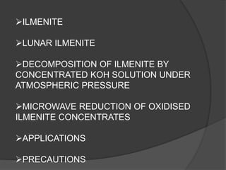 on-extraction-of-titanium 5.pptx