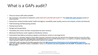 On farm food safety assurance systems | PPT