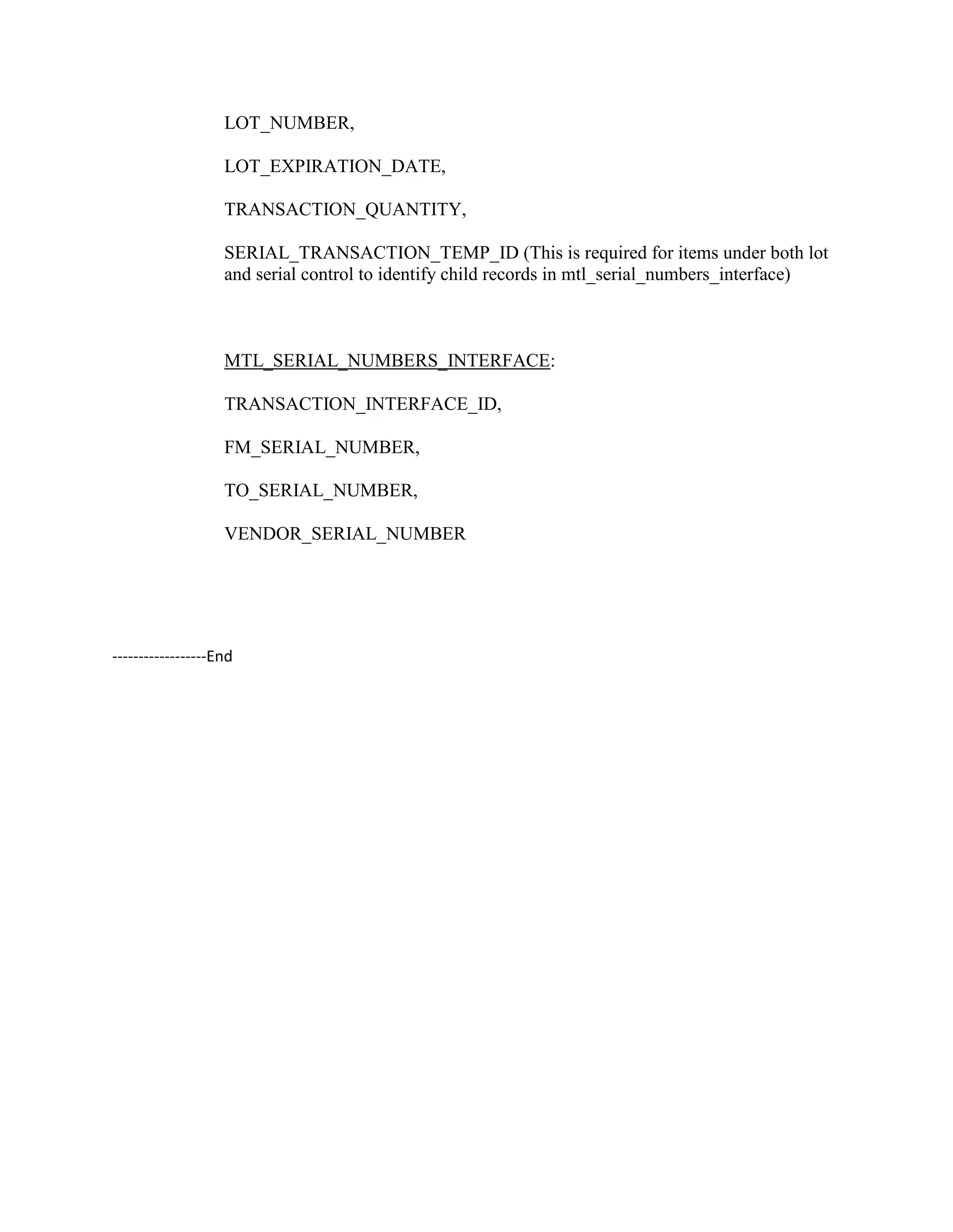 On hand quantities import | DOCX