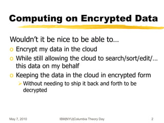 On-Homomorphic-Encryption-and-Secure-Computation.ppt