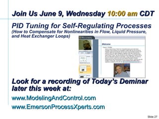 On-line Process Control Lab Access and Use Deminar | PPT