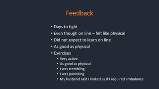 Overview of the virtual HOPE course | PPT