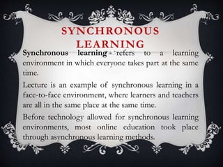 On line learning | PPT