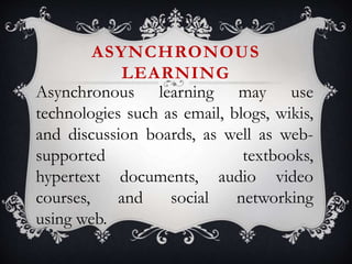 On line learning | PPT