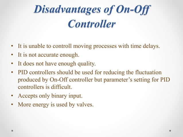 On off controller | PPTX