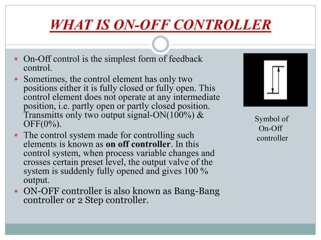 On off controller | PPTX