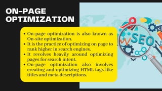 On page optimization | PPT