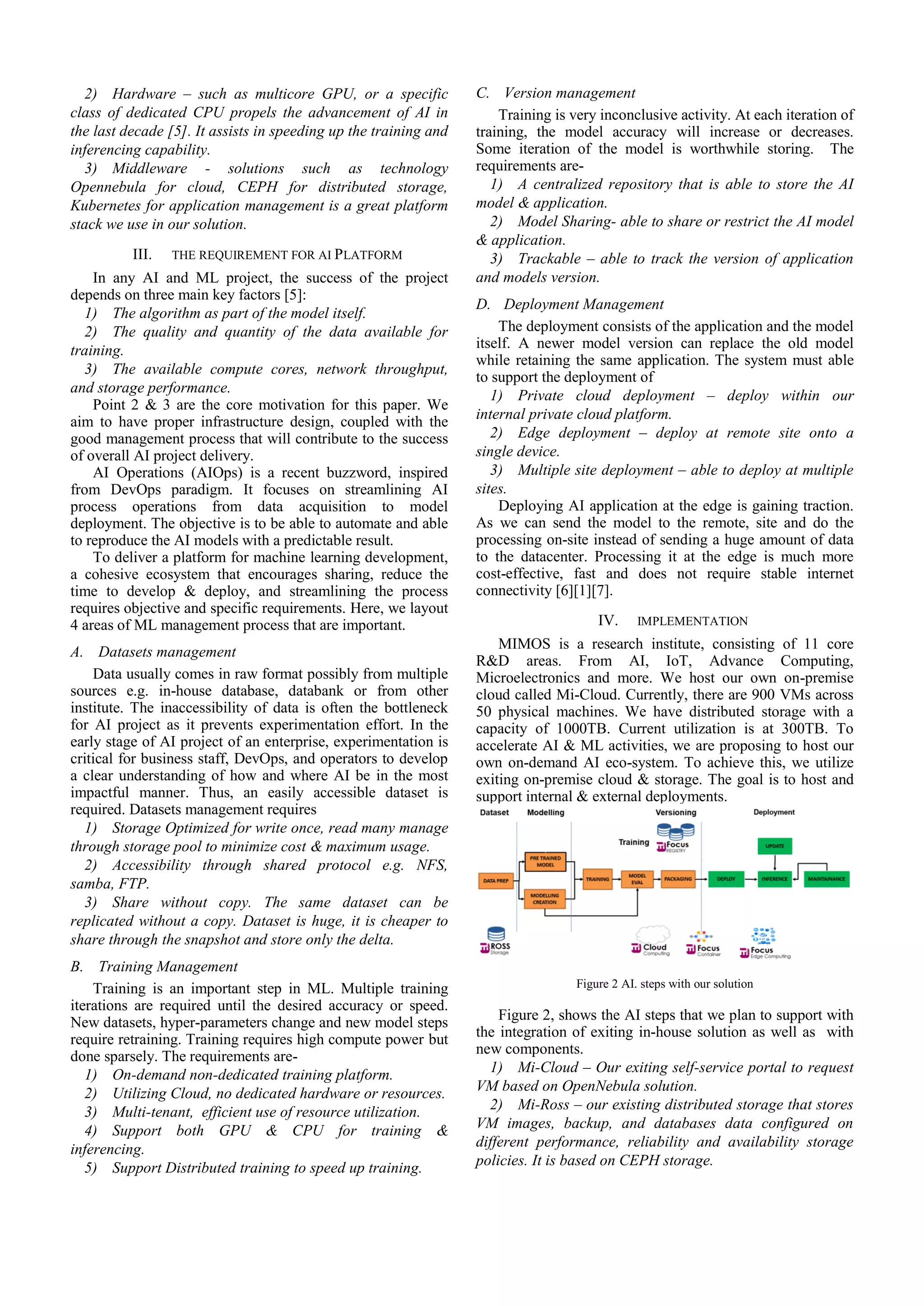 On premise ai platform - from dc to edge | PDF