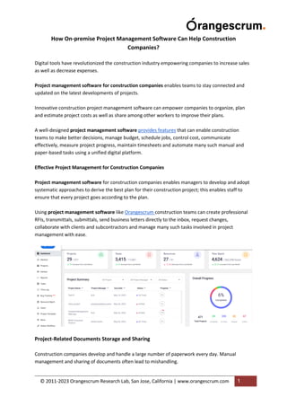 On-Premises Project Management Software for Construction Companies.pdf