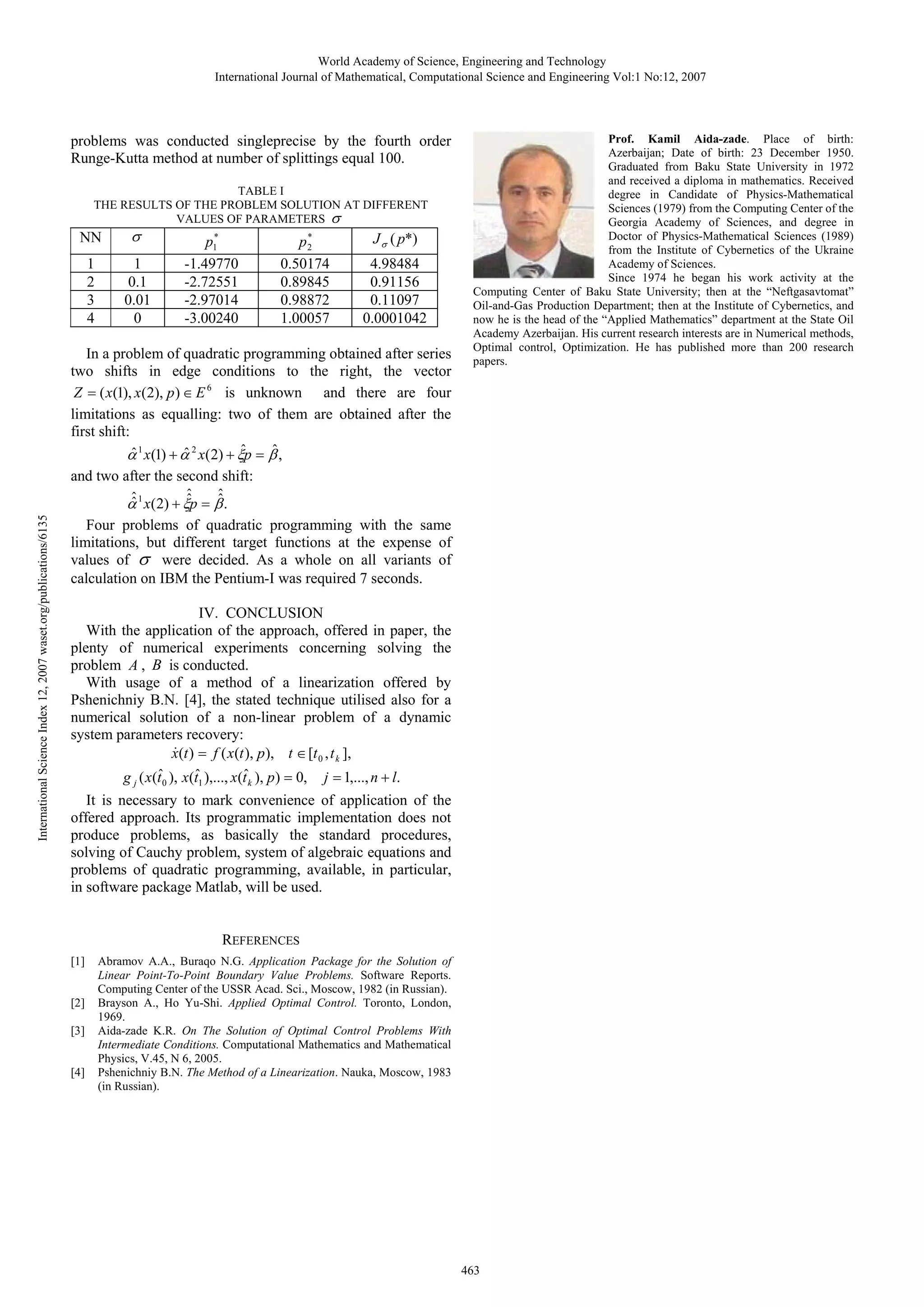 On problem-of-parameters-identification-of-dynamic-object | PDF