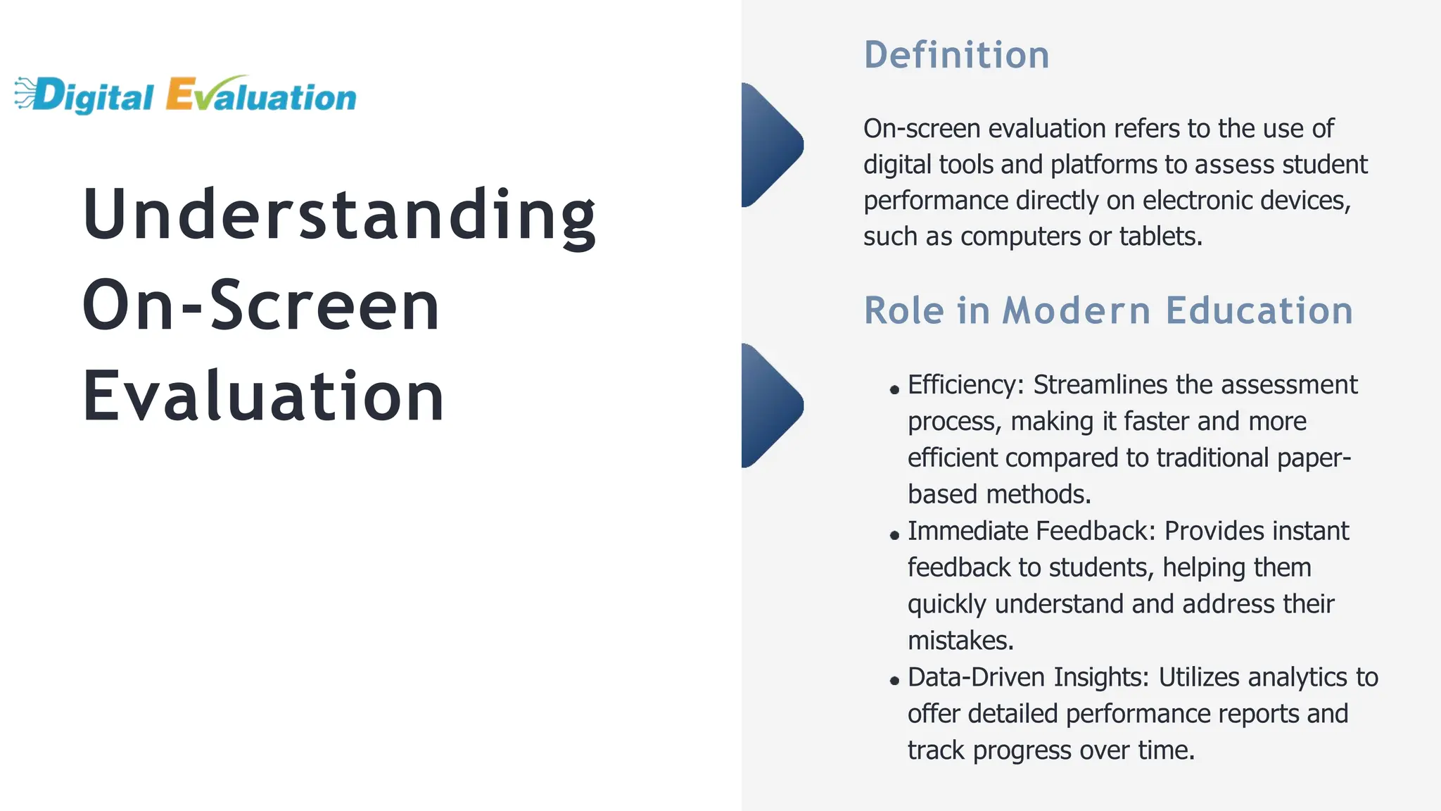 On-Screen Evaluation Personalizing Student Learning | PPTX