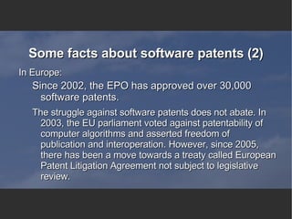 On Software Patenting | PPT