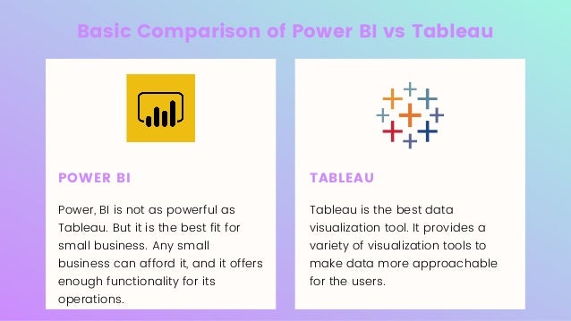 Power BI vs Tableau: Which is Better Business Tool