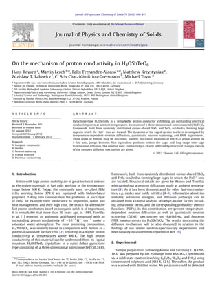 On the-mechanism-of-proton-conductivity-in-h-sub3sub o-sbteo-sub6sub ...