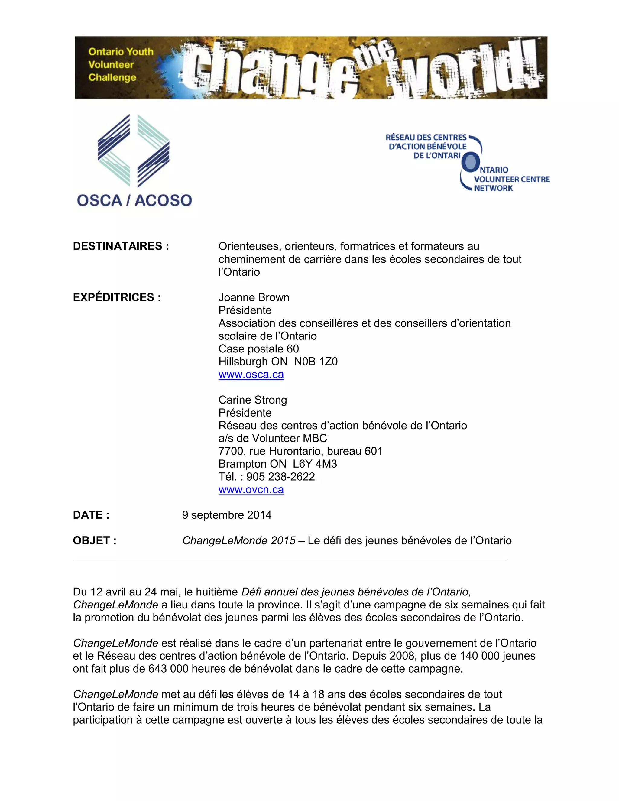 CTW 2015 OSCA OVCN Joint Letter (EN) | PDF