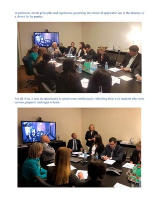 Studio Delfino Willkie Farr e Gallagher & St. John's University New ...