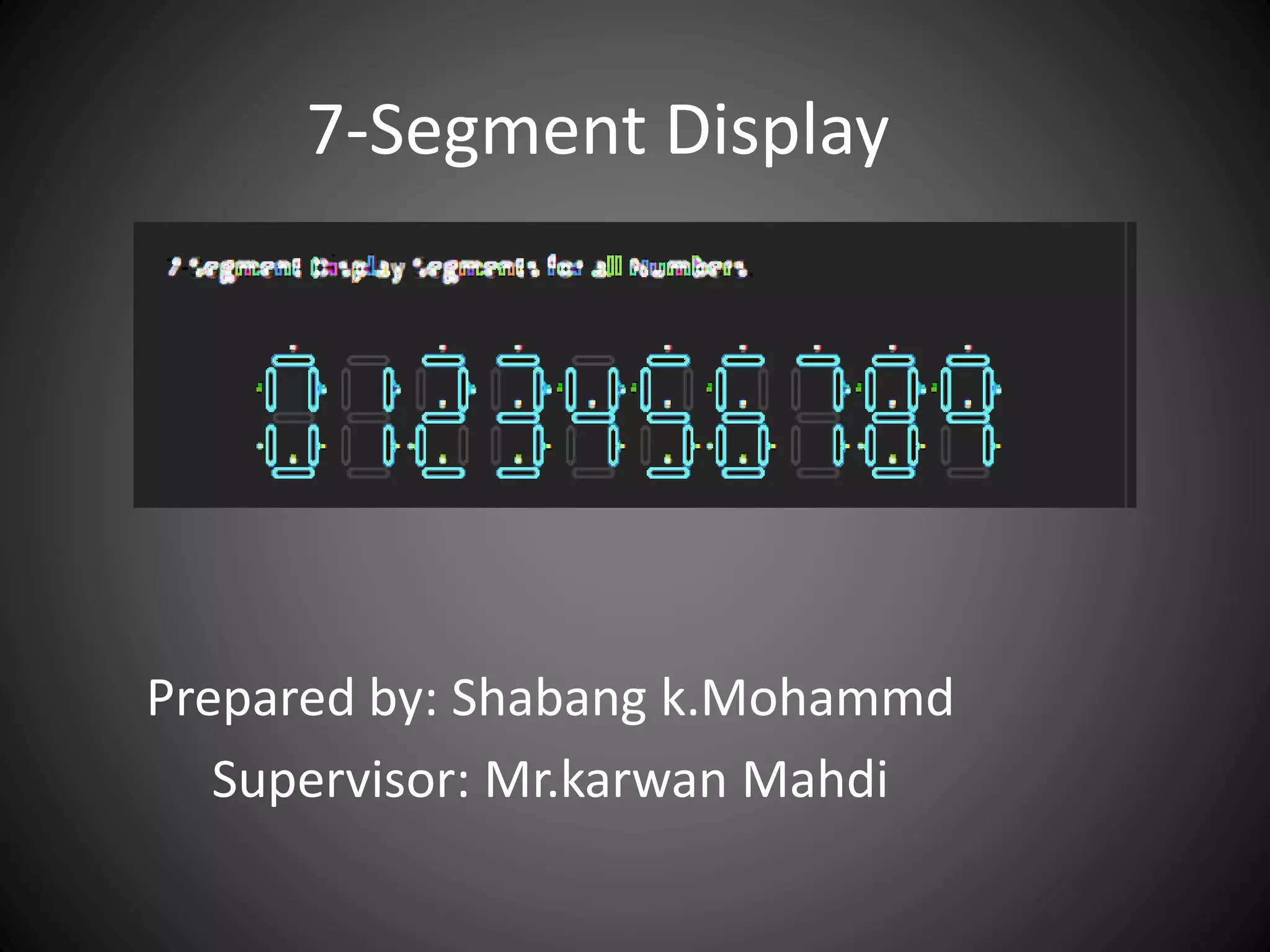 7 segment-display | PPTX