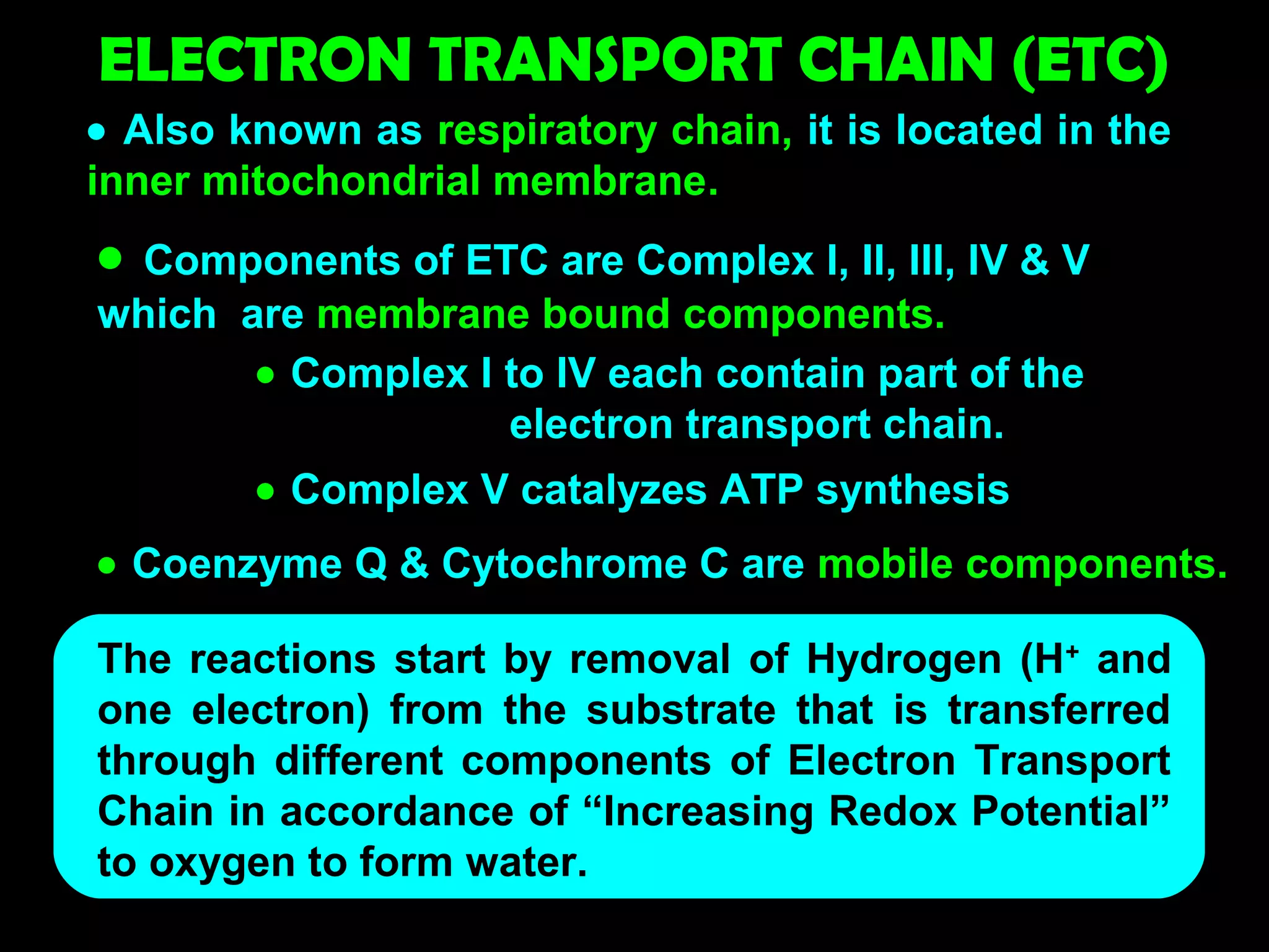 Biological oxidation | PPT