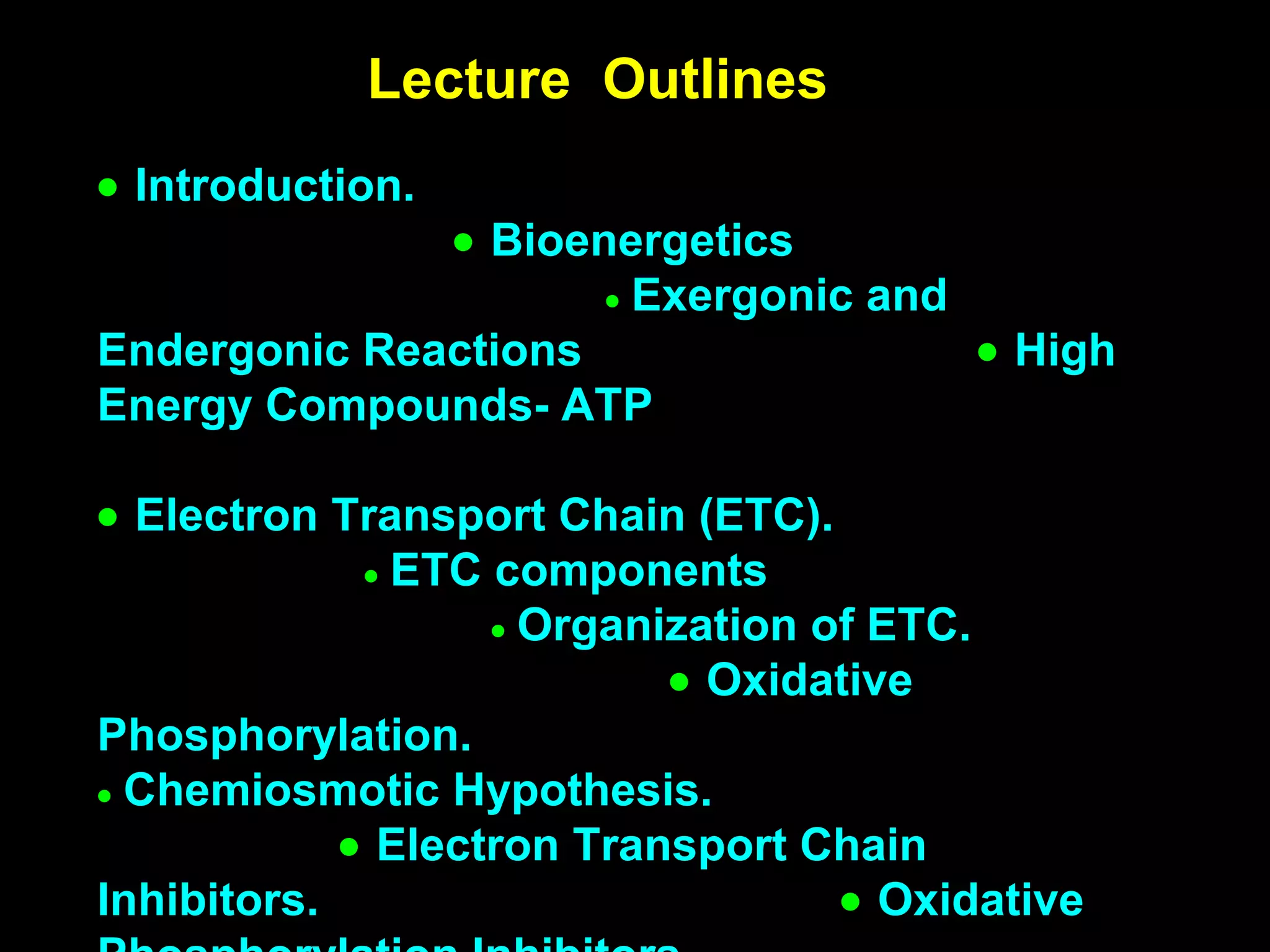 Biological oxidation | PPT