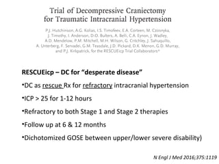 Managing ICP in Traumatic Brain Injury | PPT
