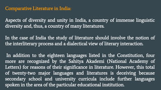 Comparative Literature and Culture | PPTX