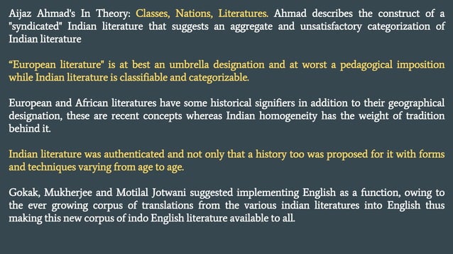 Comparative Literature and Culture | PPT