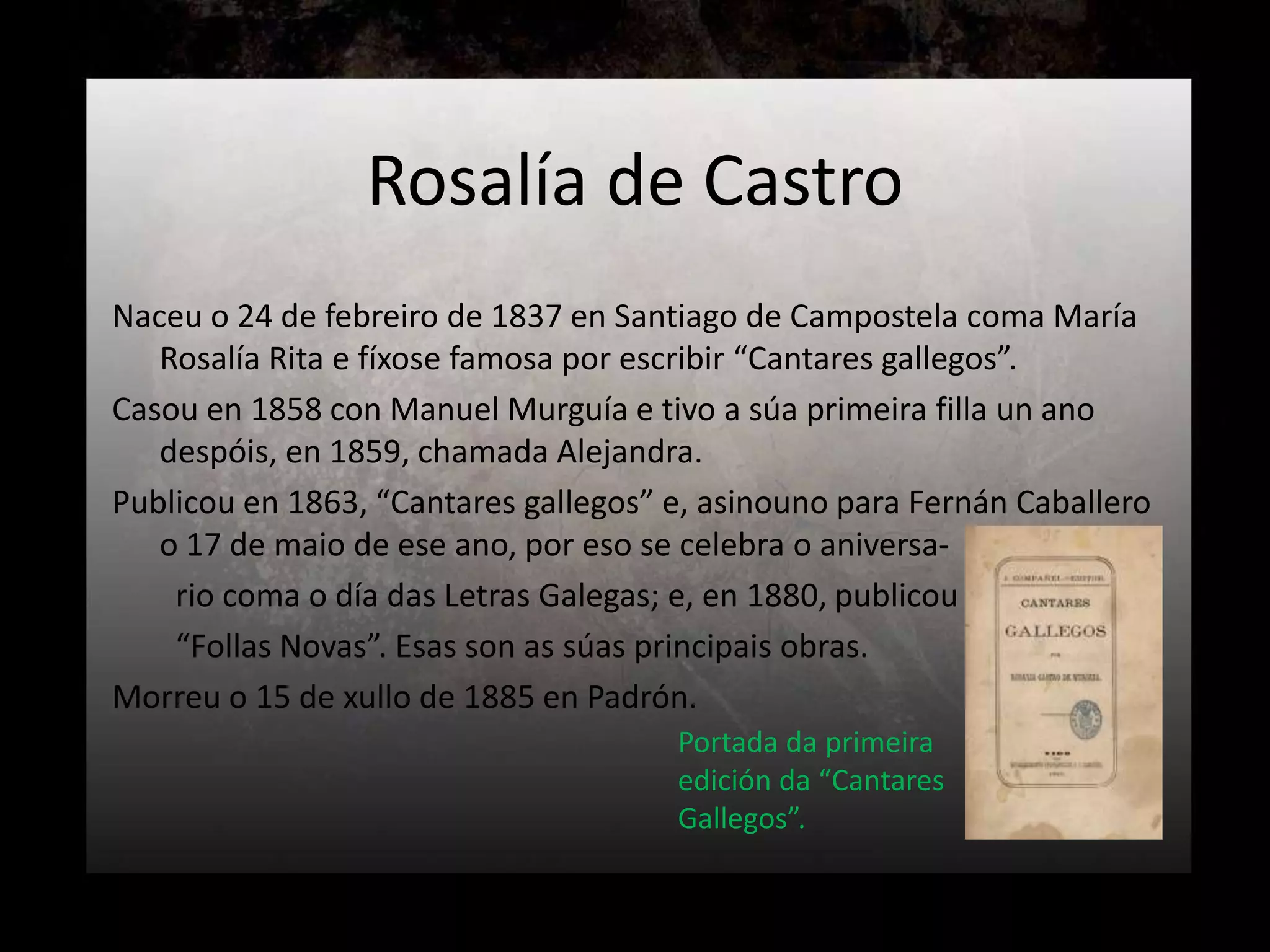 O nacemento do galeguismo e o rexurdir da literatura galega | PPTX