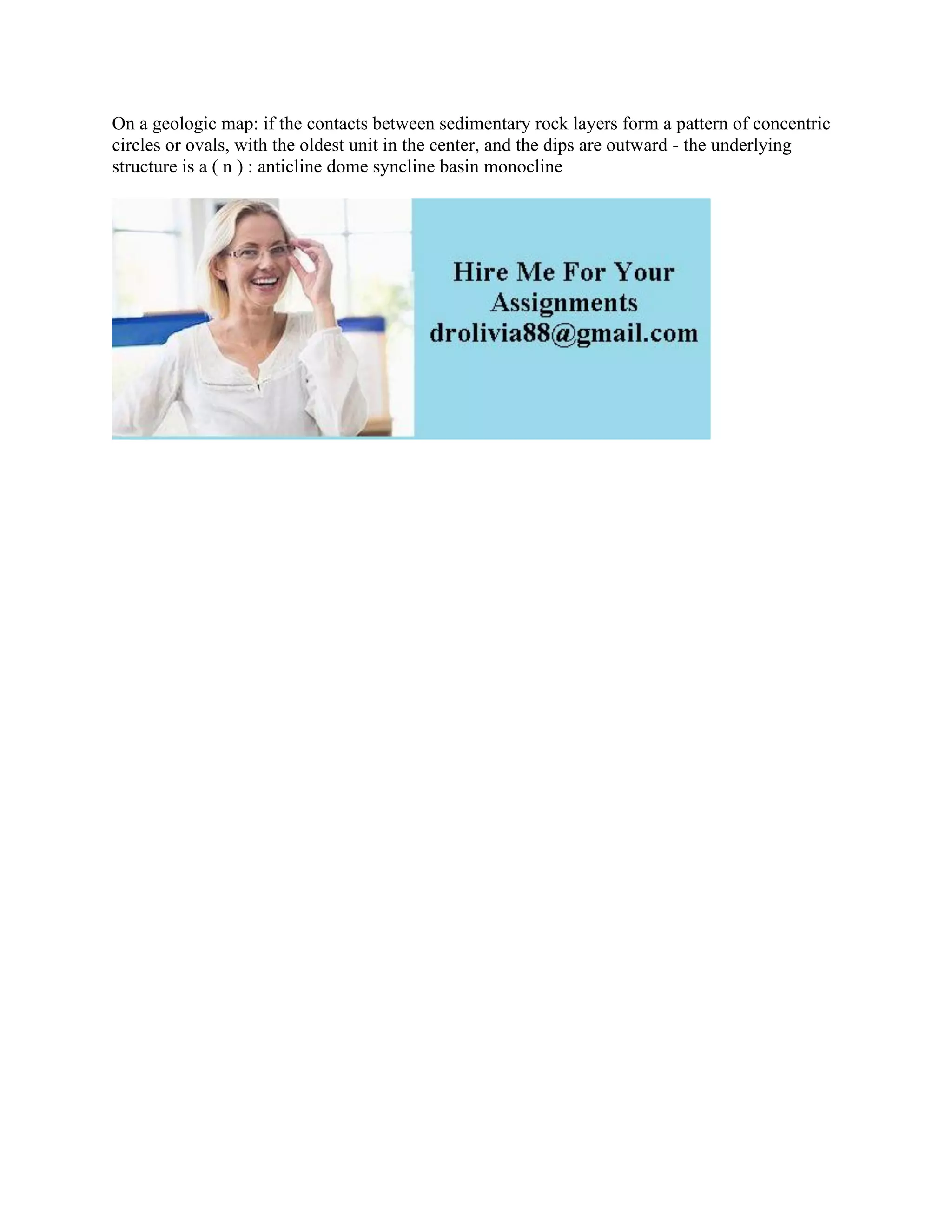 On a geologic map- if the contacts between sedimentary rock layers for.pdf