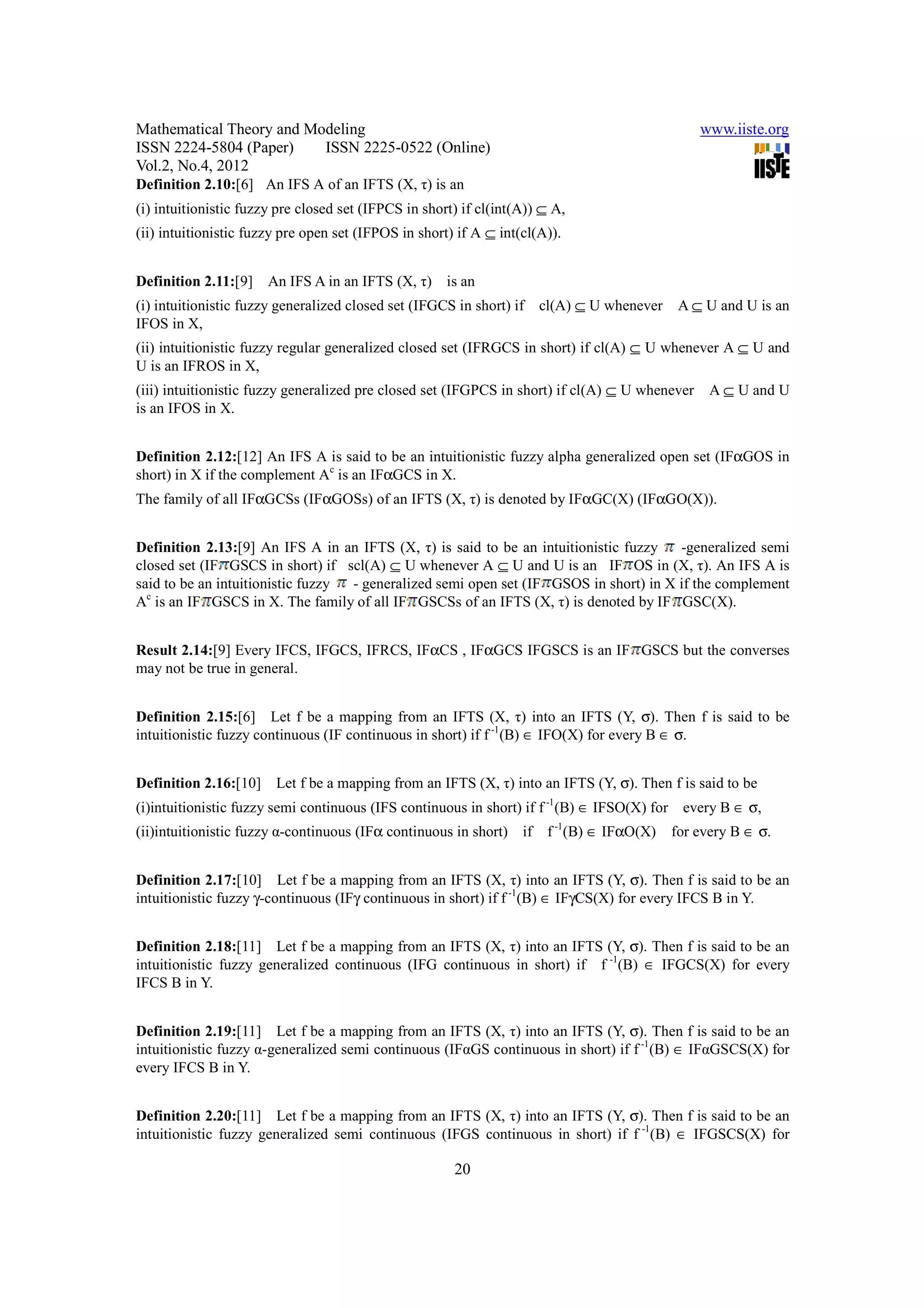 On almost generalized semi continuous | PDF