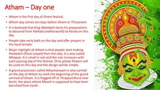 Onam | PDF | National & Civic Holidays | Holidays