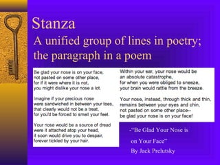 Poetry Presentation-Literary Terms | PPT