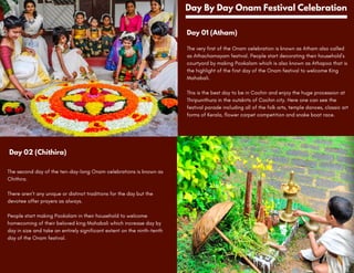 Onam festival an amazing 10 days celebration of india | PDF