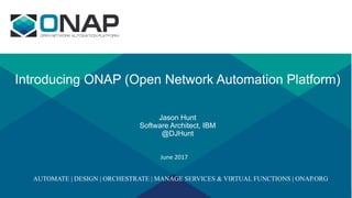 Introducing ONAP for OpenStack St Louis Meetup | PPT