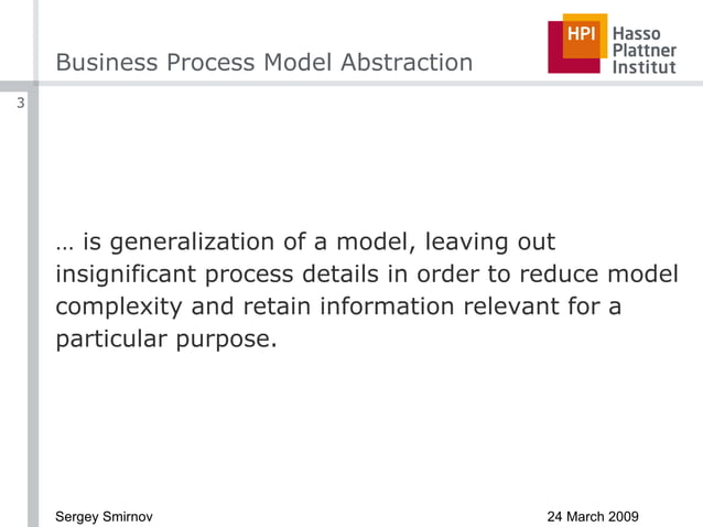 On Application Of Structural Decomposition For Process Model Abstraction Ppt Free Download