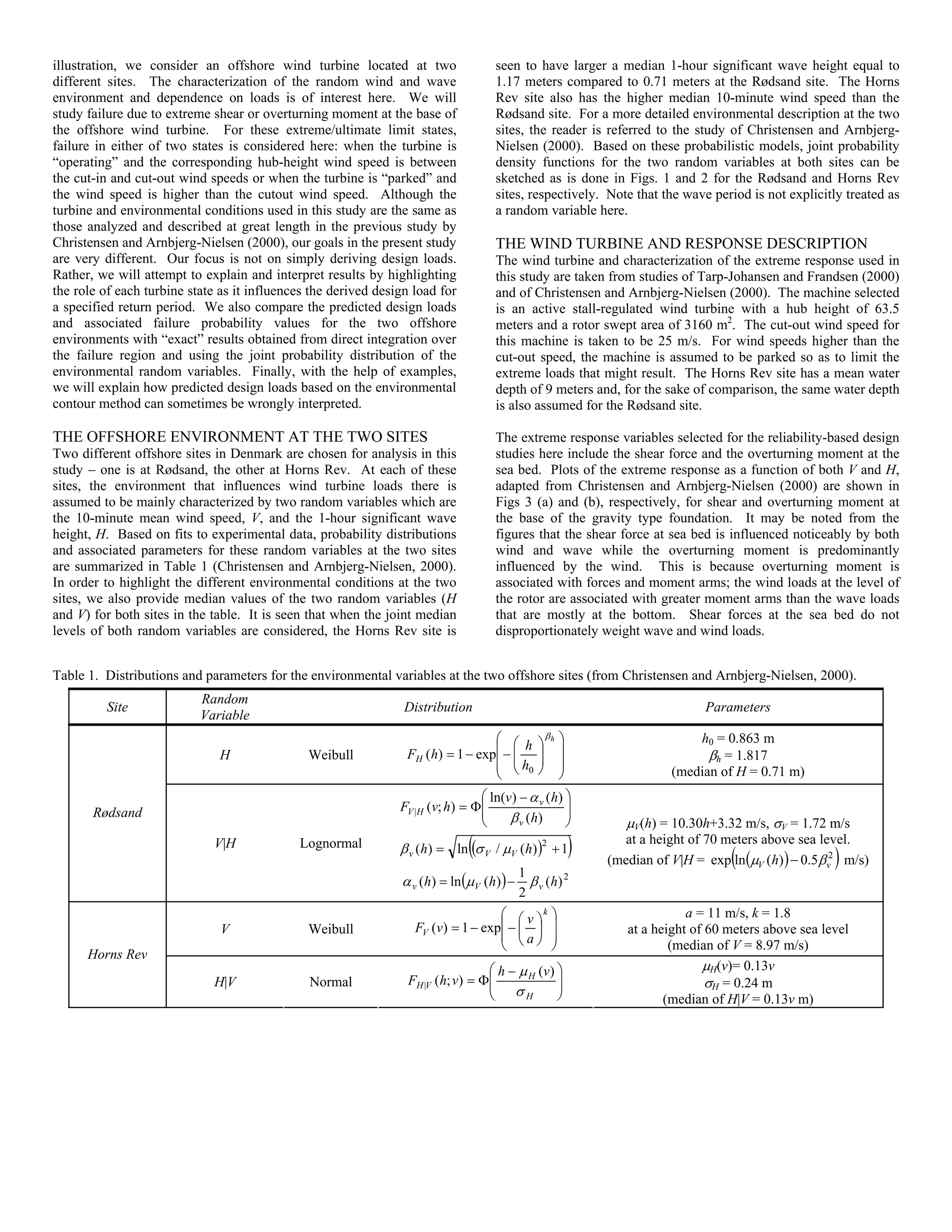 On Assessing The Accuracy Of Offshore Wind Turbine Reliability Based Design Pdf