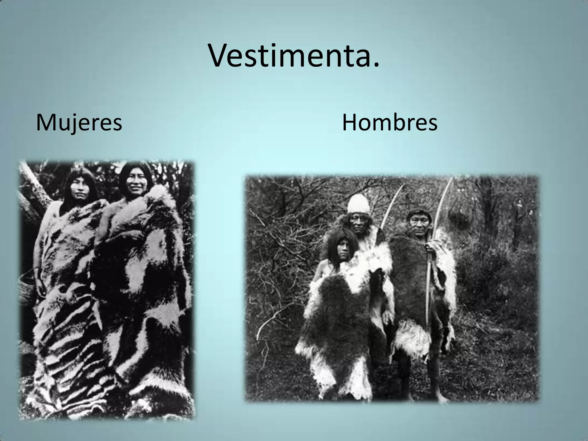 Los Onas y Los Pehuelches. | PPT