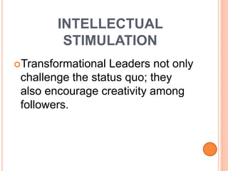 On becoming a transformational leader | PPTX