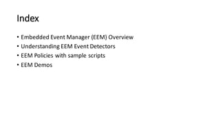 Onboard Automation with EEM | PDF