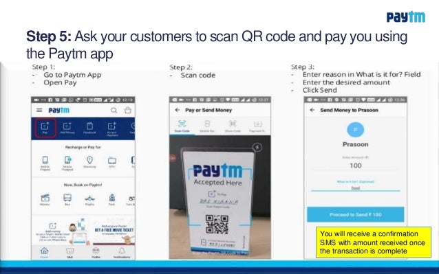 Get your Paytm QR Code